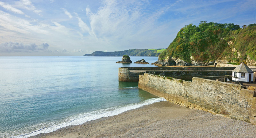Proper Cornwall Charlestown Beach